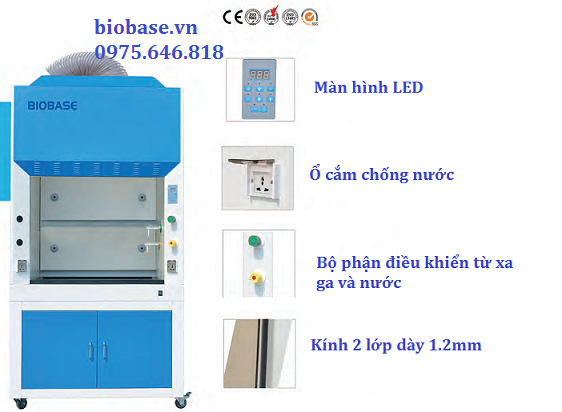 Tủ hút khí độc 1,0m Biobase FH1000(A)